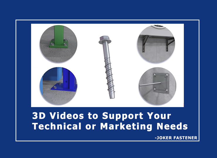 3D Installation Video for Concrete Screws | JOKER FASTENER